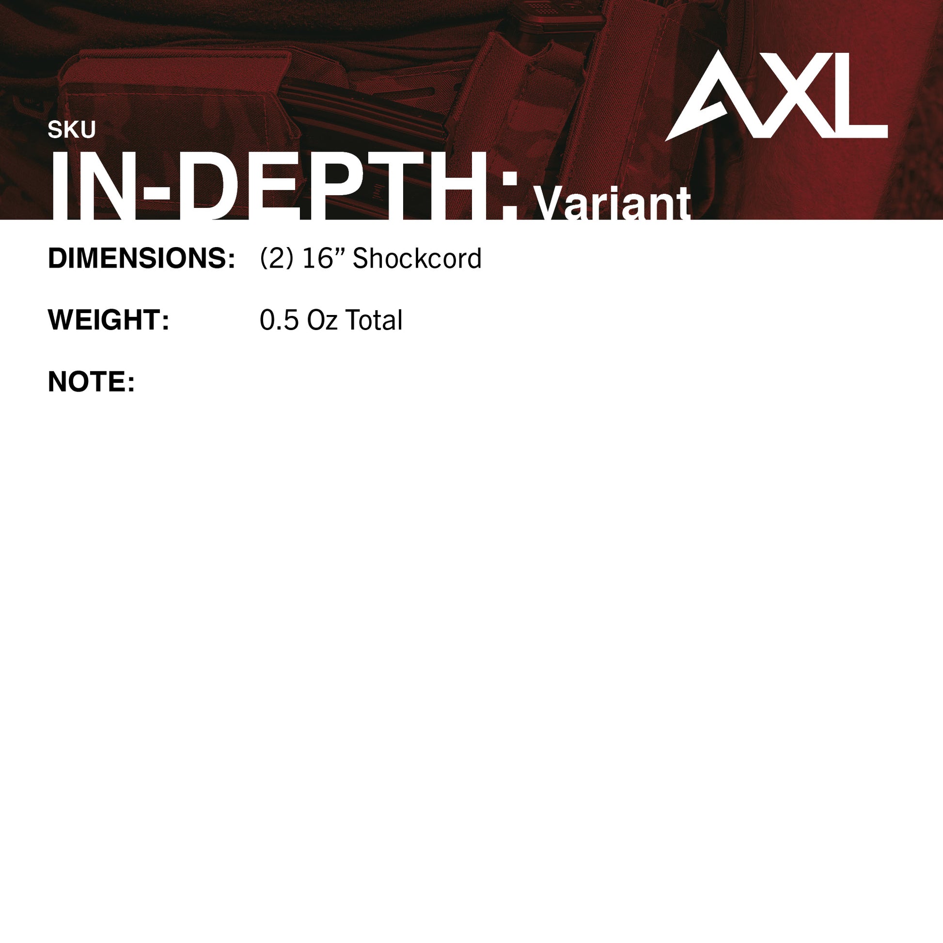 Replacement Cord Lock Kit – AXL – Replacement Cord Lock Kit